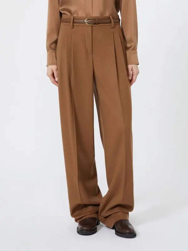 Max Mara Wool Wide-leg Trousers