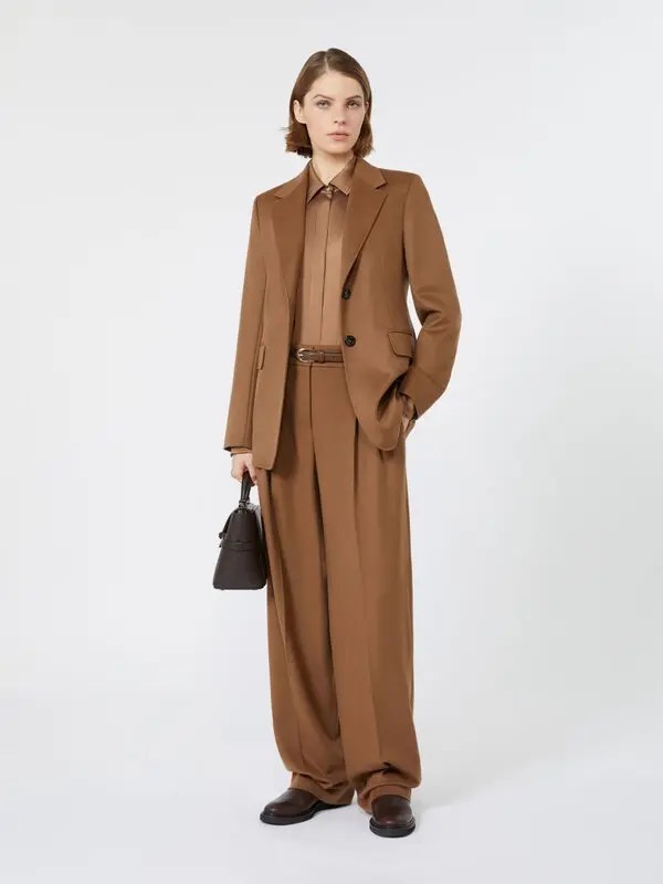 Max Mara Wool Wide-leg Trousers