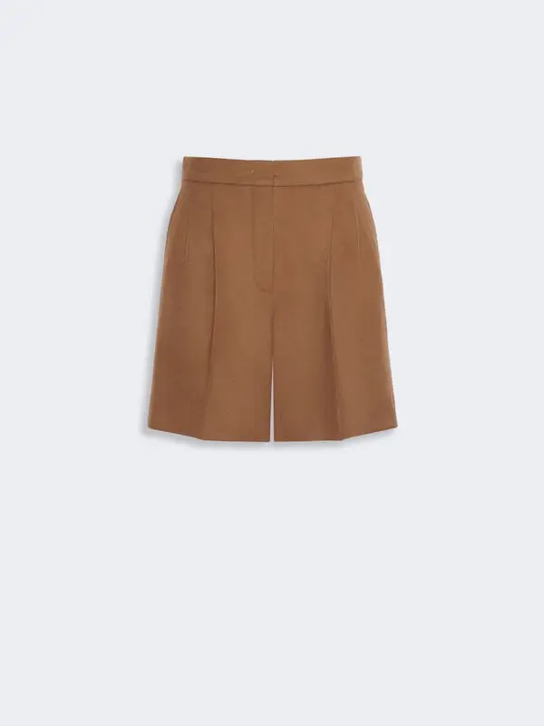 Max Mara Wool Broadcloth Shorts