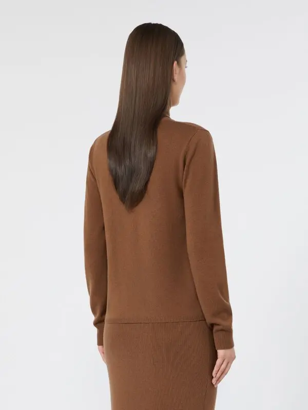 Max Mara Wool And Cashmere Turtleneck Sweater