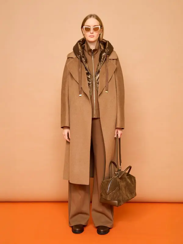 Max Mara Wool, Cashmere, And Angora Midi Coat