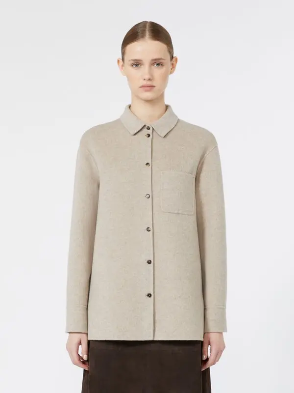 Max Mara Wool And Cashmere Broadcloth Jacket