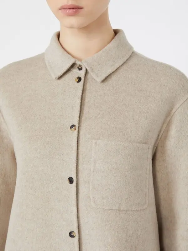 Max Mara Wool And Cashmere Broadcloth Jacket