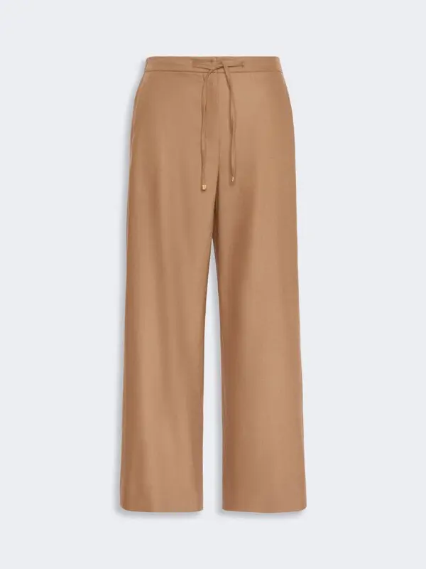 Max Mara Stretch Wool Flannel Joggers