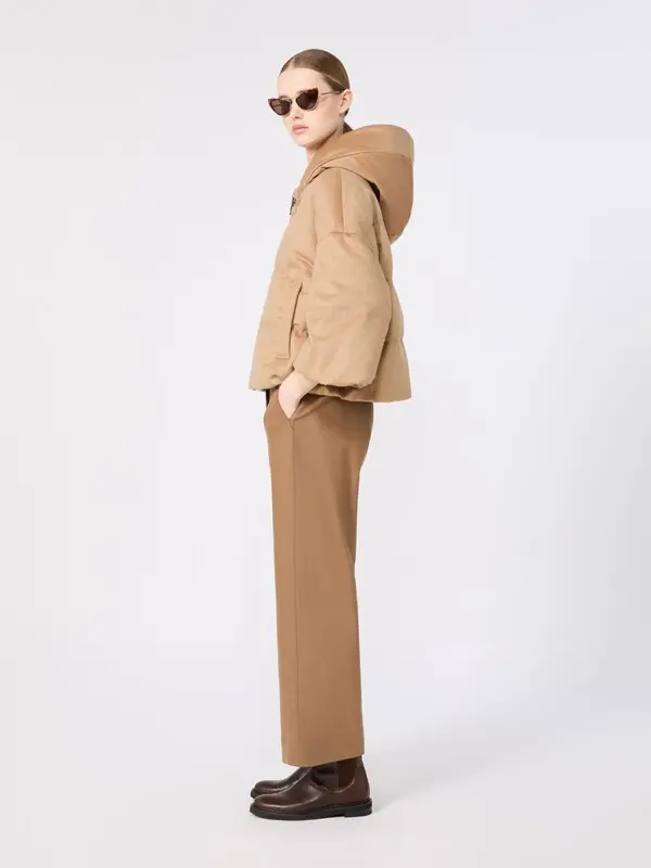 Max Mara Stretch Wool Flannel Joggers