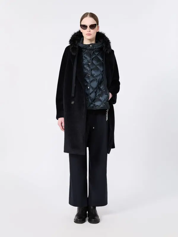 Max Mara Water-repellent Iridescent Canvas Padded Gilet