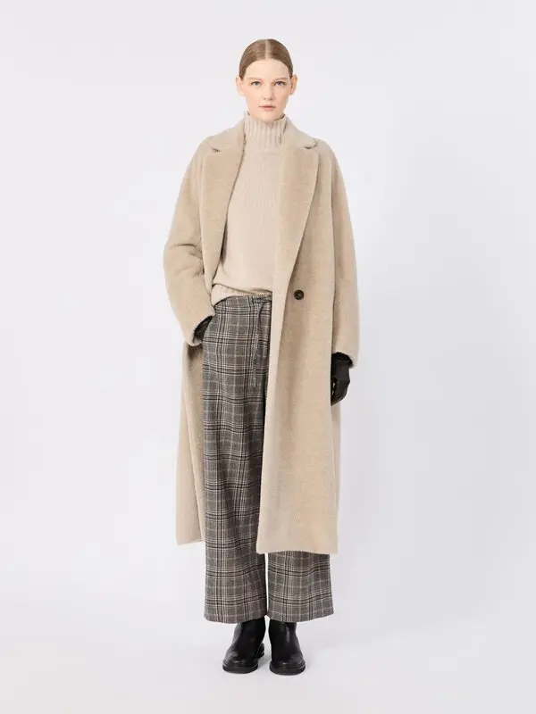 Max Mara Wool & Cashmere Yarn High Neck Sweater - Albino