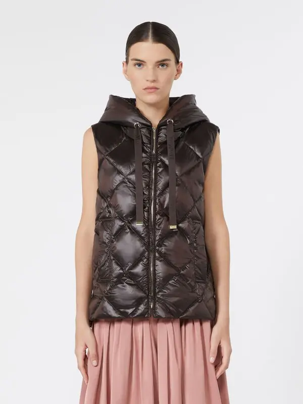 Max Mara Regular Water-repellent Canvas Padded Gilet