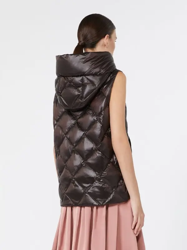 Max Mara Regular Water-repellent Canvas Padded Gilet