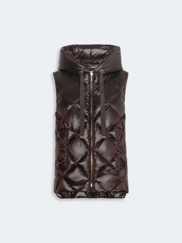 Max Mara Regular Water-repellent Canvas Padded Gilet