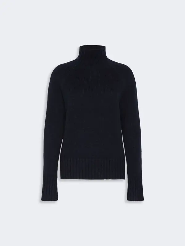 Max Mara Wool And Cashmere Yarn Polo-neck Sweater