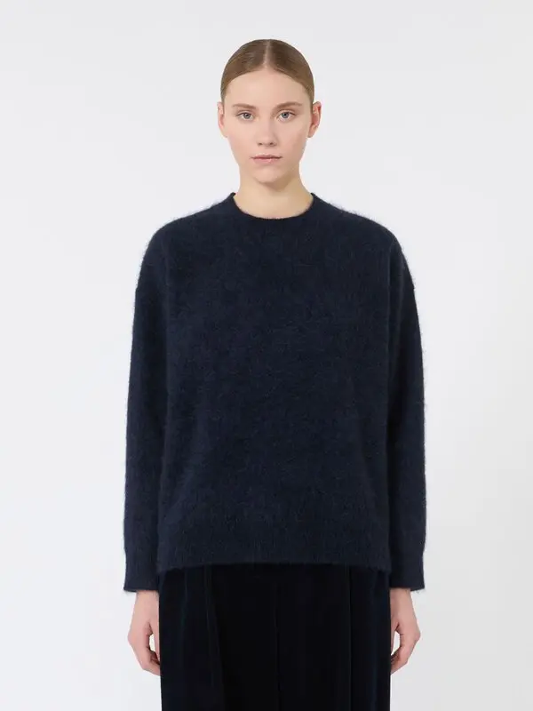 Max Mara Yak Yarn Sweater With Scarf Detail