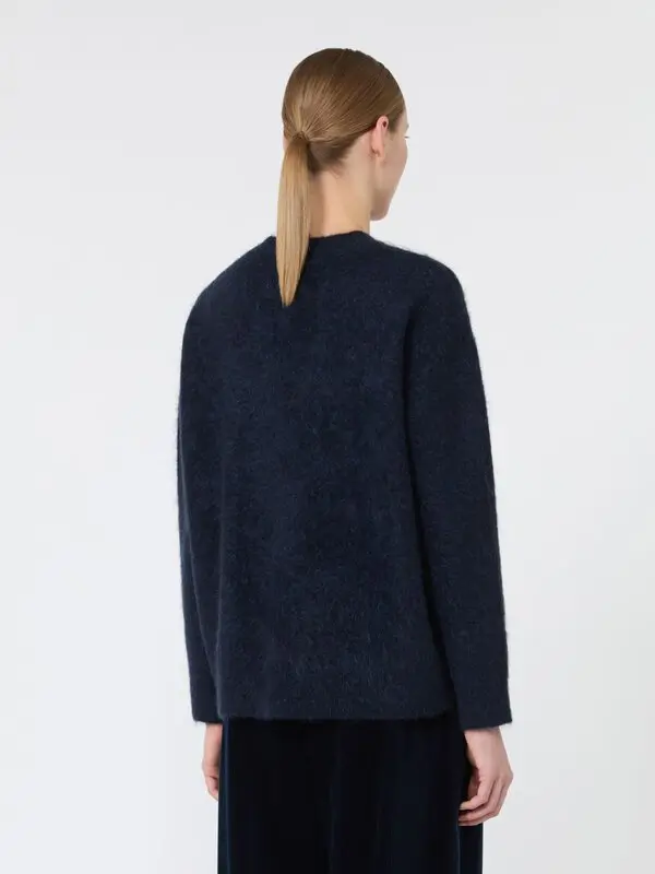 Max Mara Yak Yarn Sweater With Scarf Detail