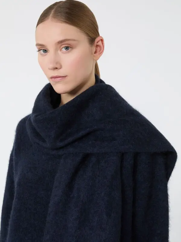 Max Mara Yak Yarn Sweater With Scarf Detail