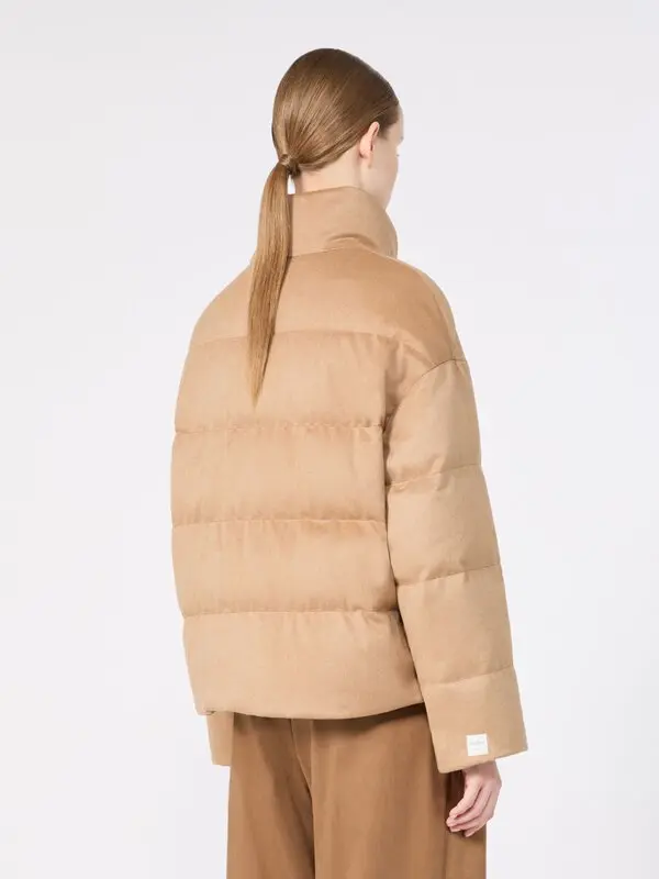 Max Mara Reversible Camel Drap Puffer Jacket