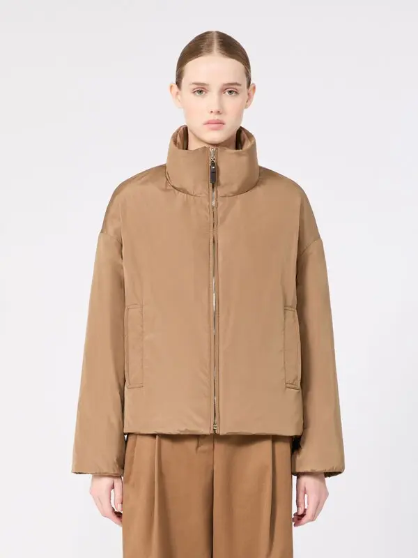 Max Mara Reversible Camel Drap Puffer Jacket