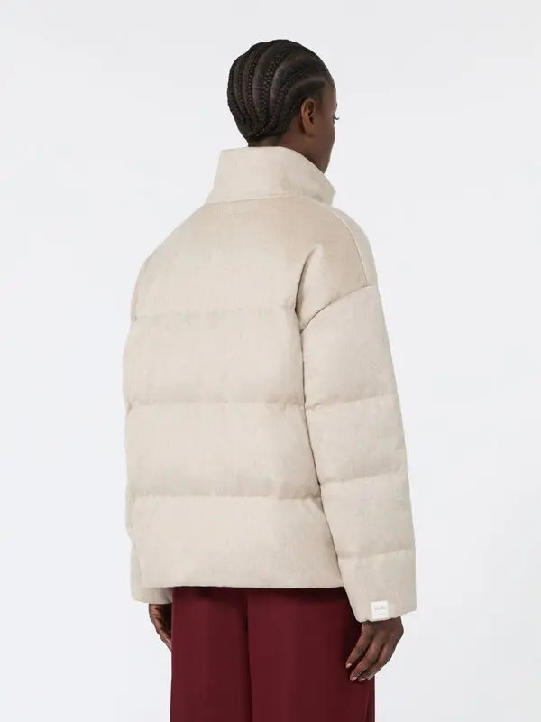 Max Mara Short Reversible Cashmere Puffer Jacket