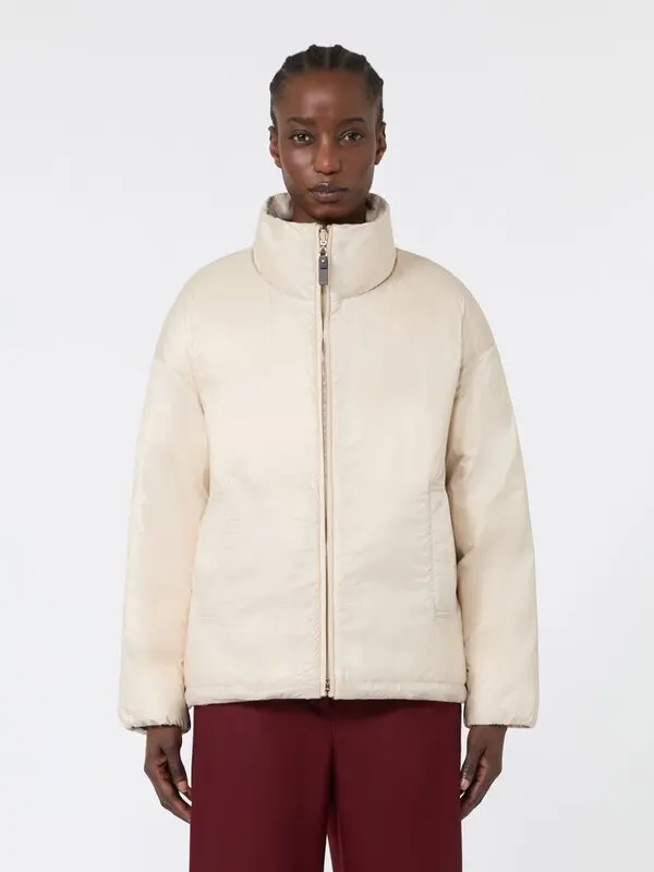 Max Mara Short Reversible Cashmere Puffer Jacket