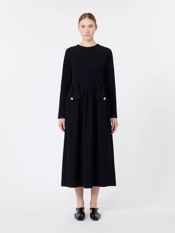 Max Mara Bouclé-look Jersey Dress