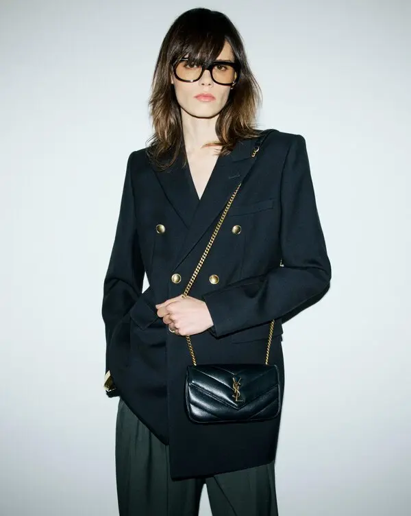 Saint Laurent Loulou Mini In Lambskin