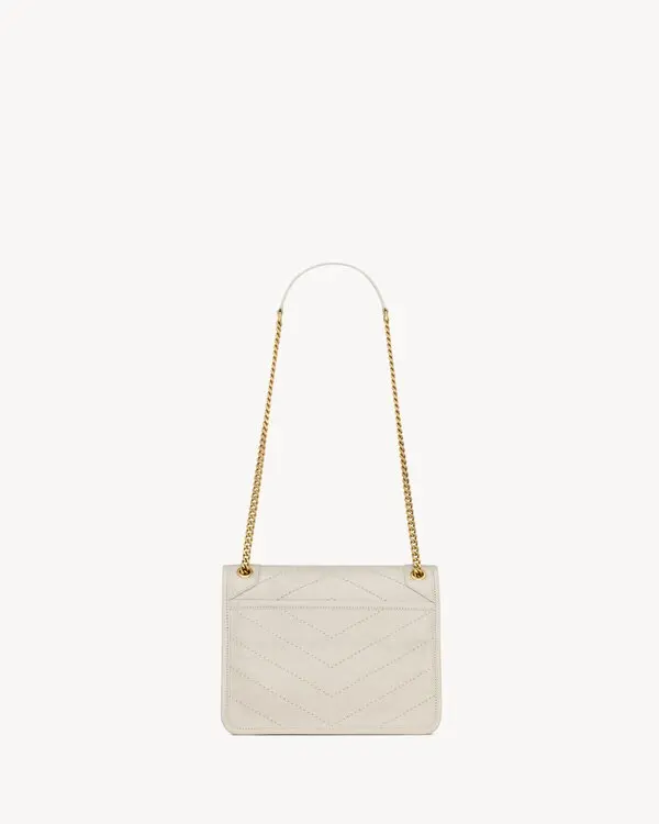 Saint Laurent Niki Baby Vintage Leather Bag - White