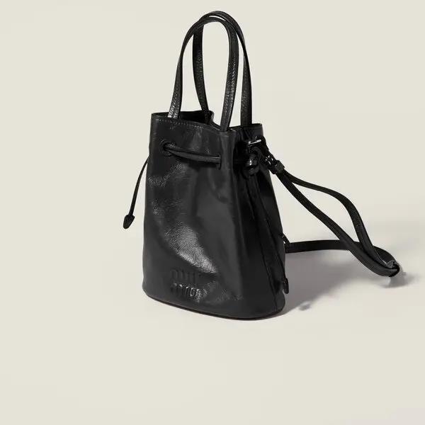Miu Miu Shiny Leather Pouch