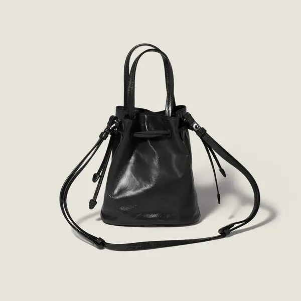 Miu Miu Shiny Leather Pouch