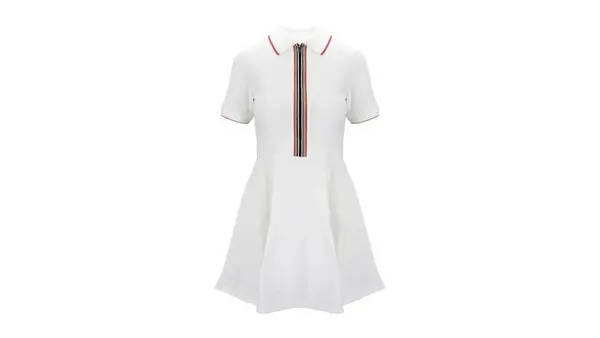 Burberry Icon Stripes Polo Shirt Dress