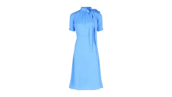 Givenchy Monogram Jacquard Silk Midi Dress