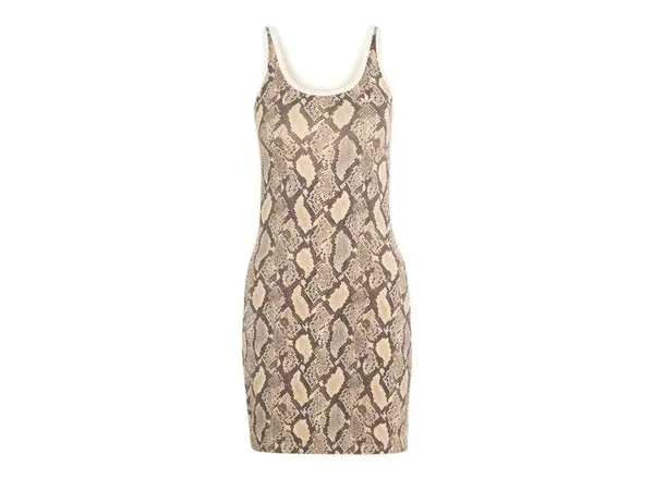 Adidas Snake Print Mini Dress