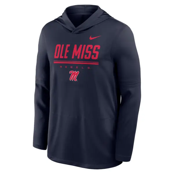 Nike College Dri-fit Lightweight Hoodie - Blue
