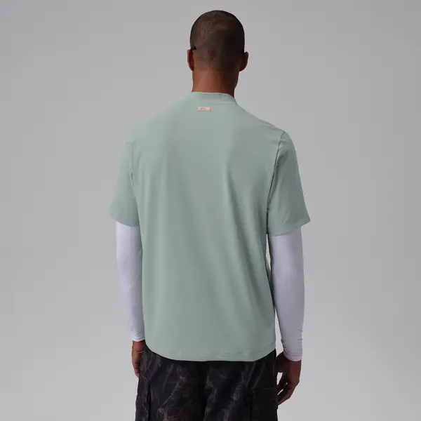 JORDAN Sport Mock-neck Golf T-shirt - Green