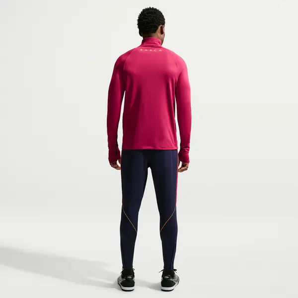 Nike Fc Barcelona Strike Dri-fit Soccer Knit Drill Top - Red