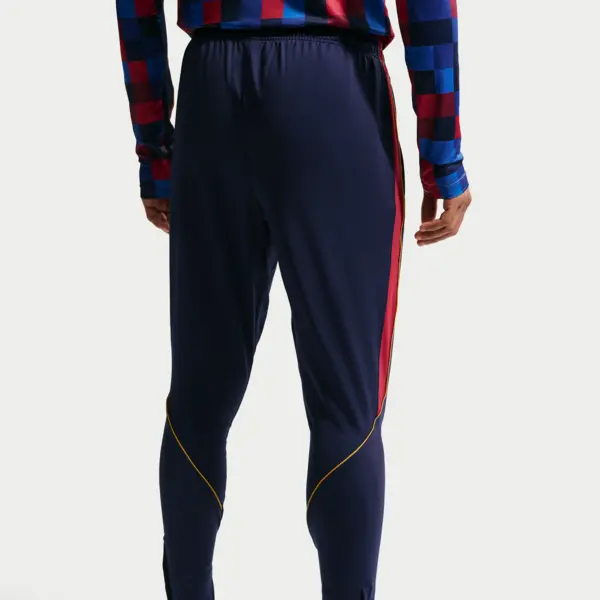 Nike Fc Barcelona Strike Dri-fit Soccer Knit Pants - Blue