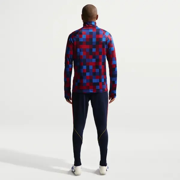 Nike Fc Barcelona Strike Dri-fit Soccer Knit Pants - Blue