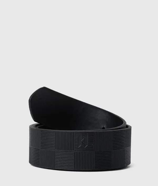 Karl Lagerfeld Checkerboard Reversible Belt