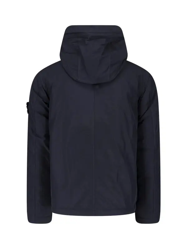 Stone Island Hooded Jacket "micro Reps Ny