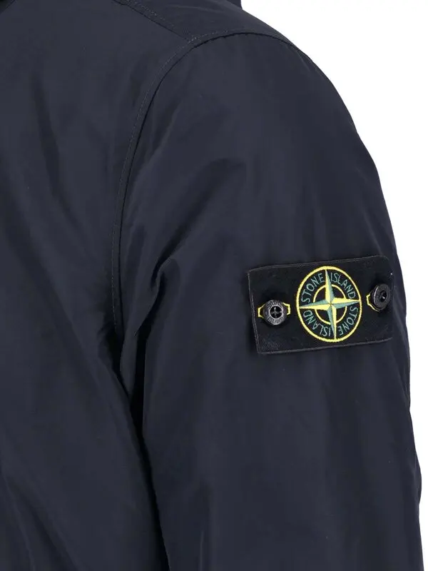Stone Island Hooded Jacket "micro Reps Ny