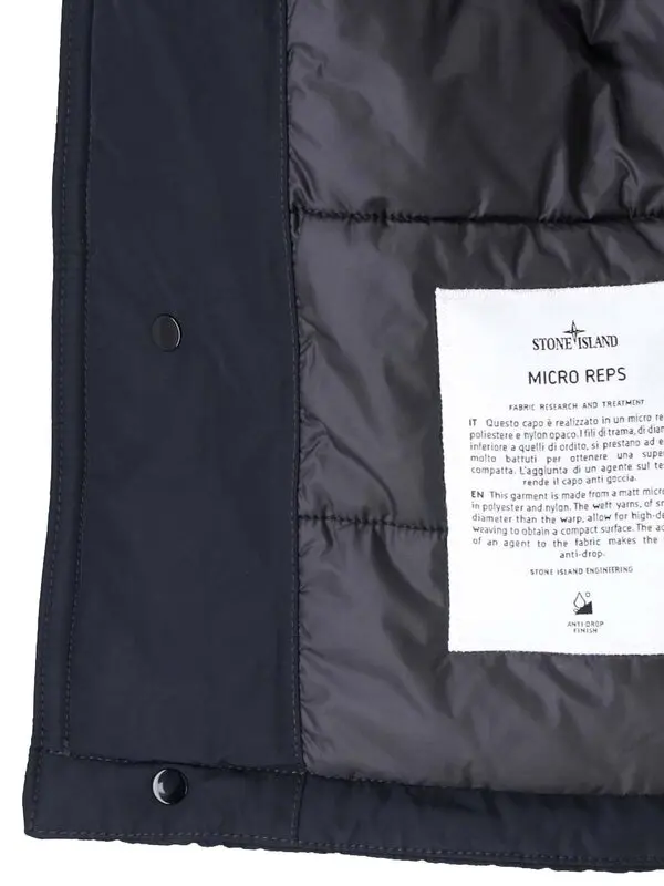 Stone Island Hooded Jacket "micro Reps Ny