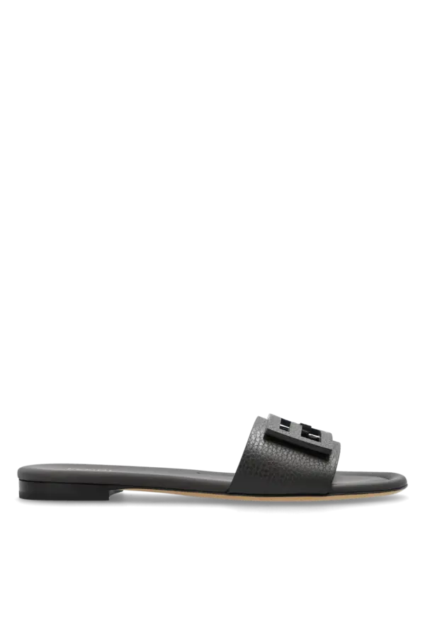 Fendi Leather Slides