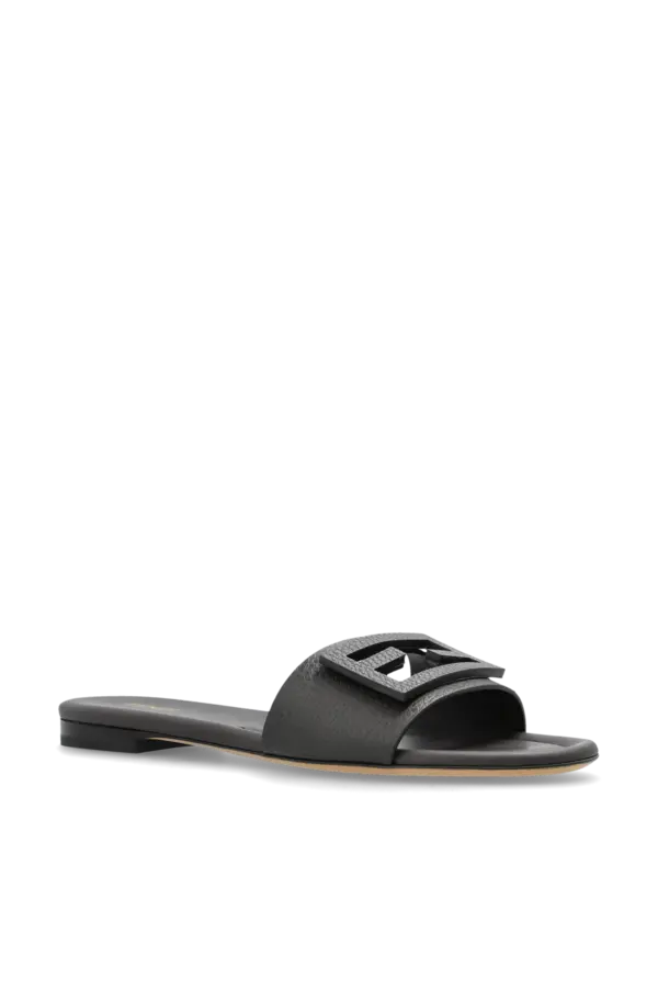 Fendi Leather Slides
