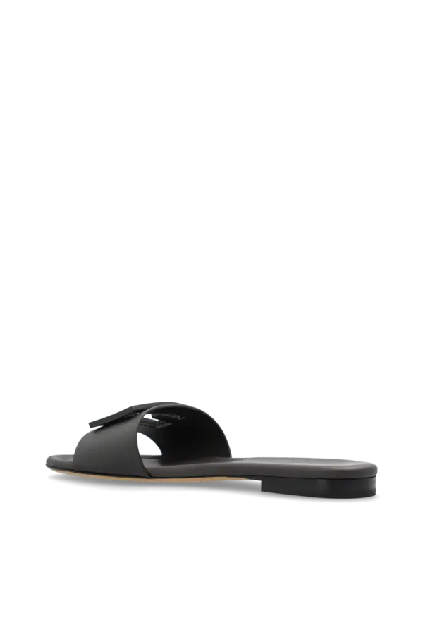 Fendi Leather Slides