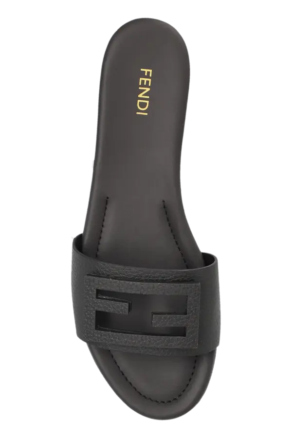 Fendi Leather Slides