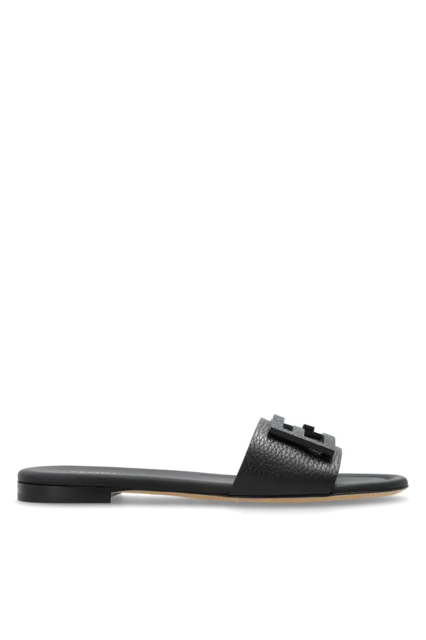 Fendi Leather Slides