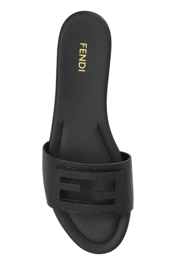 Fendi Leather Slides
