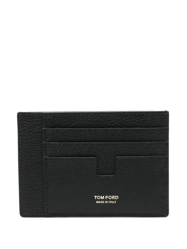 TOM FORD Printed Leather Cash Card Holder