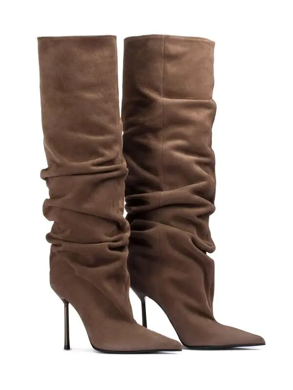 LE SILLA Bella 100mm Suede Boots