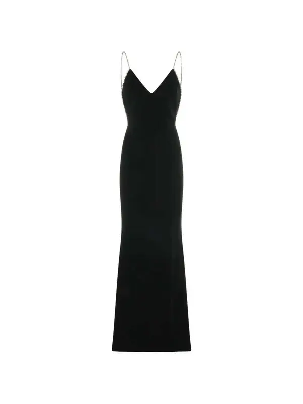 TOM FORD Crystal-embellished Backless Gown