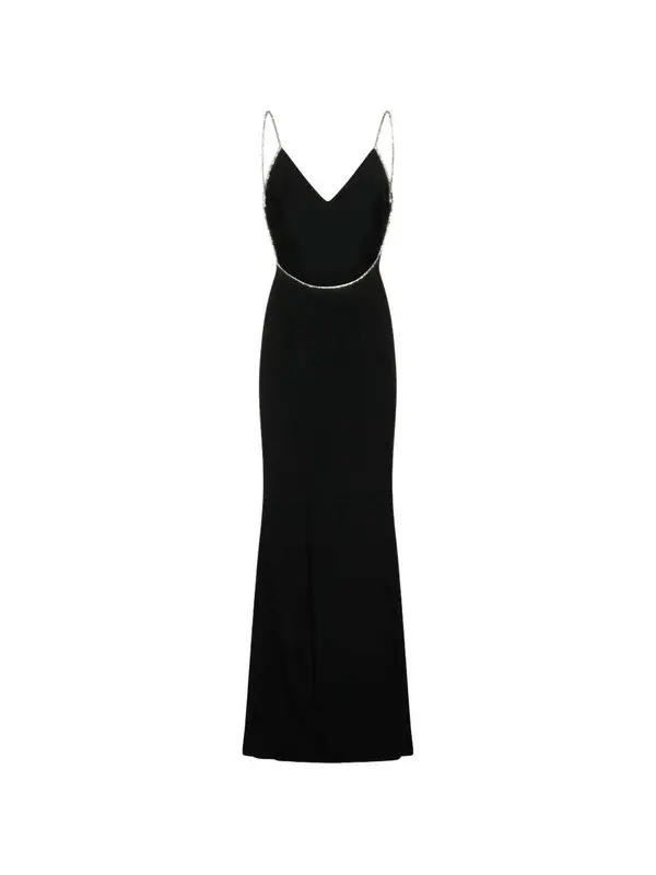 TOM FORD Crystal-embellished Backless Gown