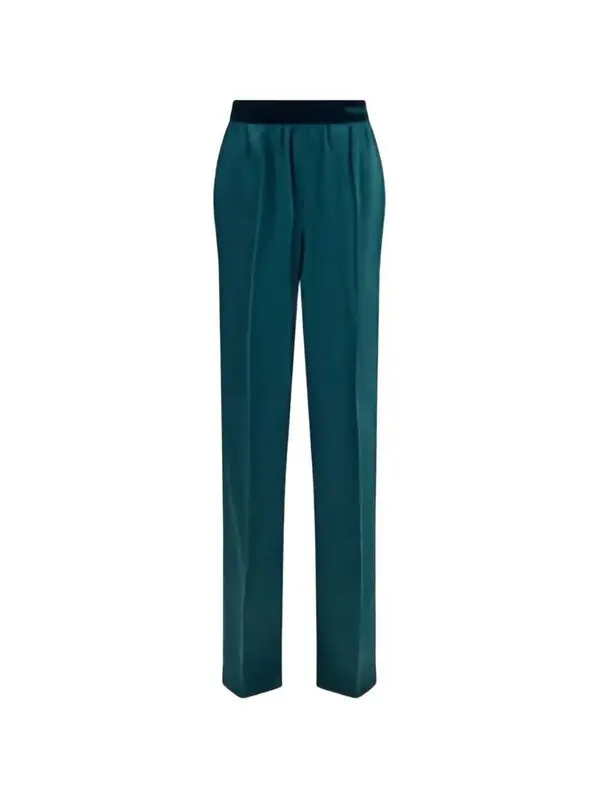 TOM FORD Logo-stripe Trousers - Green